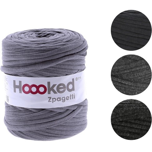 Hoooked Zpagetti Yarn-anthracite Gray - Dark Gray Shades : Target