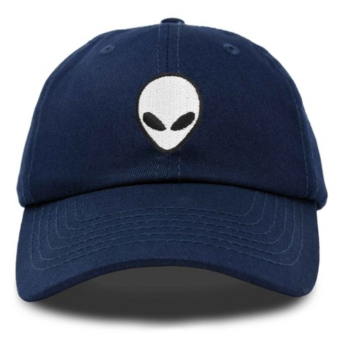 Dalix Alien Embroidered Ufo Dad Hat Cotton Baseball Cap Adjustable Mens ...