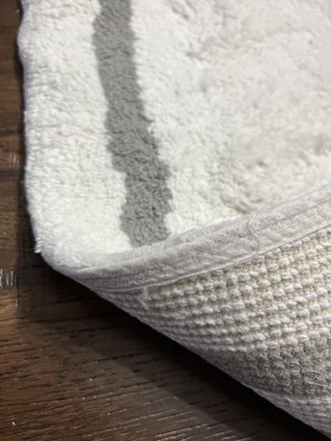 20"x30" Geometric Cotton Tufted Bath Rug Blue : Target