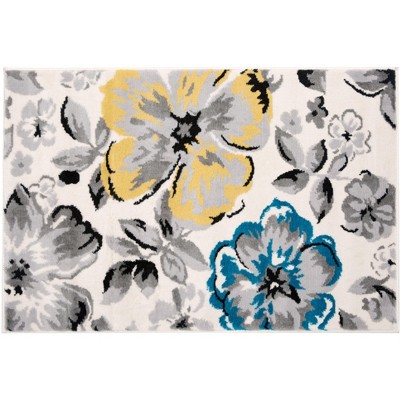 World Rug Gallery Modern Floral Design Cream 2' X 3' Area Rug : Target