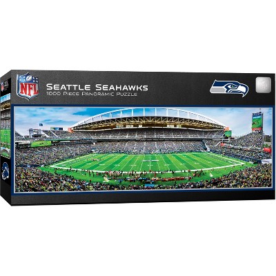 Masterpieces Sports Panoramic Puzzle - Nfl Seattle Seahawks Center View ...