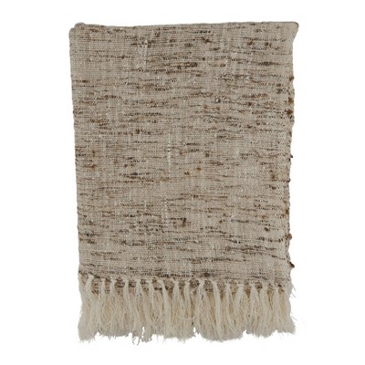 Saro Lifestyle Textured Throw, 50x60 Inches, Beige : Target
