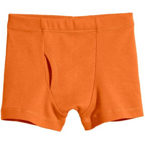 City Threads Usa-made Boys Organic Cotton Boxer Brief | Orange - 16y ...