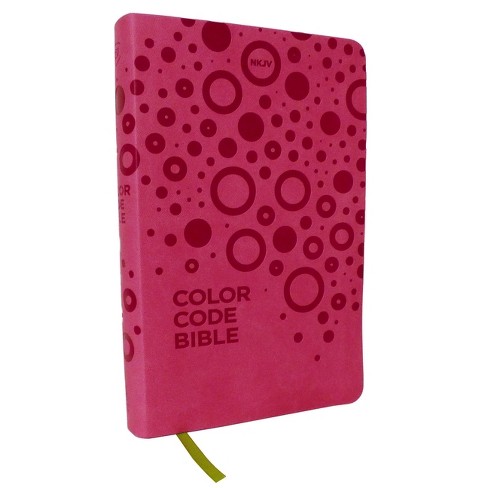 Nkjv, Color Code Bible For Kids, Pink Leathersoft, Comfort Print - By ...