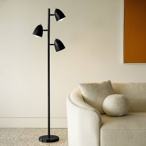 Brightech Jacob Modern (includes Led Light Bulb) Tree Floor Lamp Matte ...