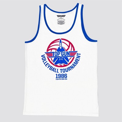 Men's Top Gun Fighter Jet And Stars Logo T-shirt - White - Medium : Target