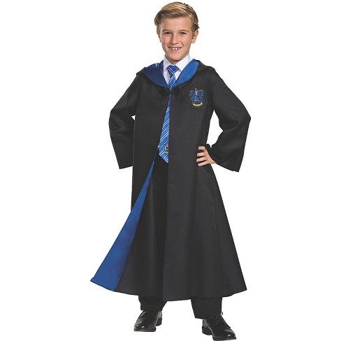 Kids' Deluxe Harry Potter Ravenclaw Robe Costume - Size 10-12 - Black ...