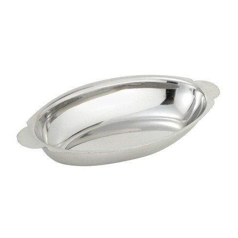 Winco Au Gratin Dishes, Stainless Steel : Target