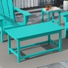 Westintrends Outdoor Hdpe Adirondack Coffee Table, Turquoise : Target