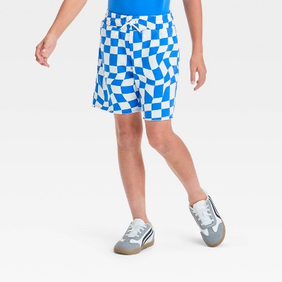 Grayson Threads Kids Big Boy Core Checkered Shorts - Blue L : Target