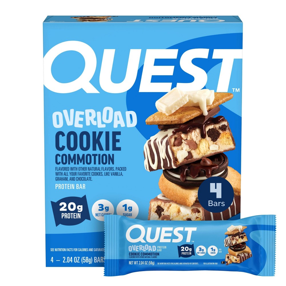 UPC 888849015849 - Quest Nutrition Overload Bar - Cookie Commotion ...