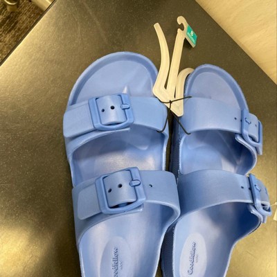 Men's Carson Two Band Slide Sandals - Goodfellow & Co™ Black 11 : Target