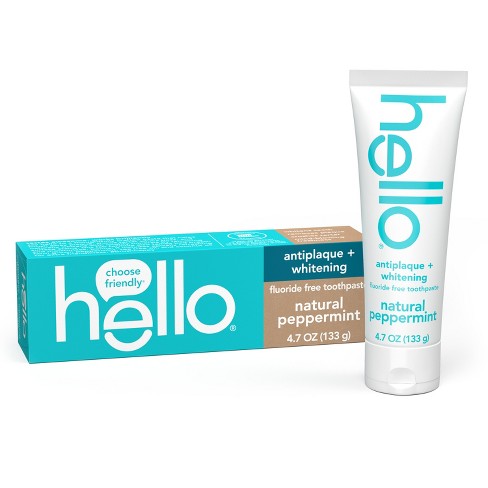 Hello Antiplaque And Whitening Fluoride-free Toothpaste - 4.7oz : Target