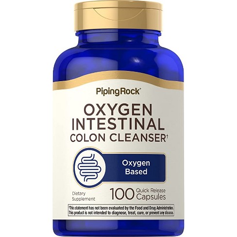 Piping Rock Colon Cleanse | Oxygen Intestinal Cleanser | 100 Capsules ...