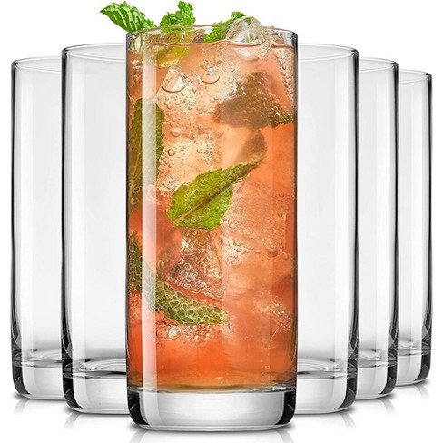 Joyjolt Faye Lead-free Crystal Drinking Glasses - Set Of 6 Glass ...