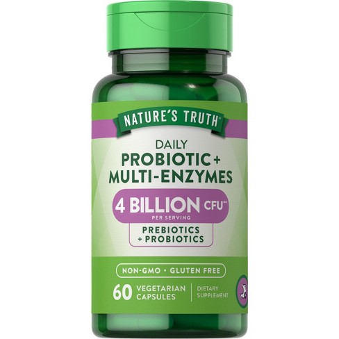 Nature's Truth Probiotics With Enzymes | 60 Capsules : Target