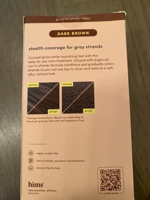 Hims Hair Color - Dark Brown - 5 Fl Oz : Target