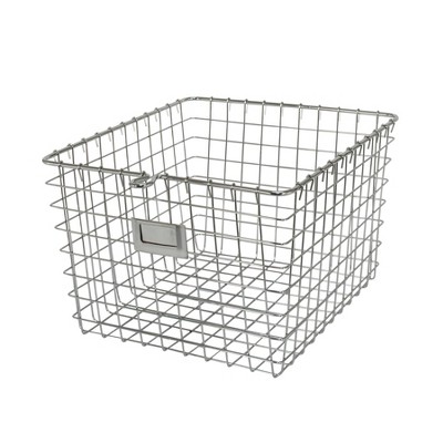 Spectrum Diversified Scoop Medium Basket Silver : Target