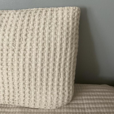 Waffle Body Pillow Cover Natural - Casaluna™ : Target