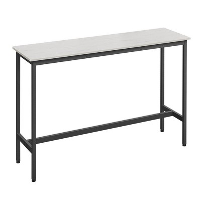 Vasagle, Narrow Long Bar, Kitchen Dining, High Pub Table, Sturdy Metal ...