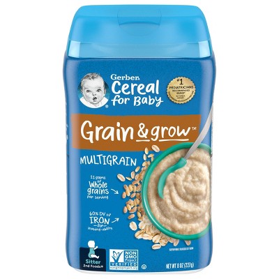 Gerber Nestum Multigrain Baby Cereals - 10.58oz : Target