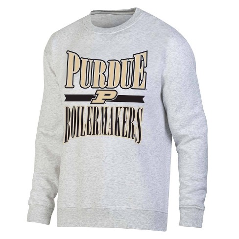 Ncaa Purdue Boilermakers Unisex Ash Crew Fleece Sweatshirt - S : Target