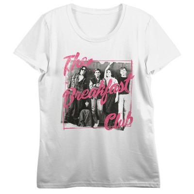 The Breakfast Club Cast Photo Juniors Graphic Tee - Vintage Film Art ...