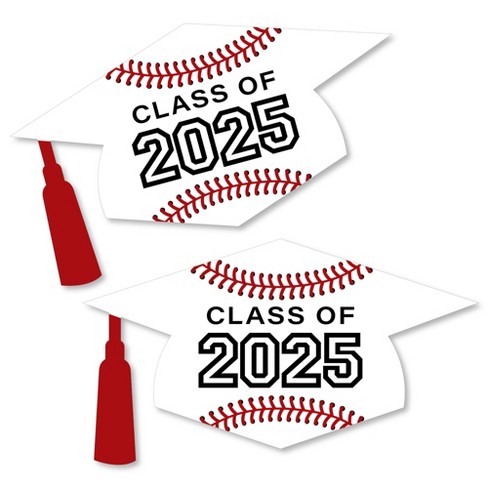 Big Dot Of Happiness Grad Baseball - Grad Cap Decorations Diy 2025 ...