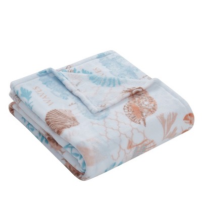 Kate Aurora Bar Harbor Sea Life Lobsters & Seashells Ultra Soft & Plush ...