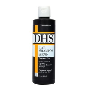 DHS Tar Shampoo Fragrance Free Formula for Scalp and Hair Cleansing ...