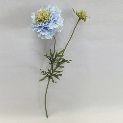 Sullivan's Scabiosa Spray, Light Blue Faux Floral Stem for Crafting ...