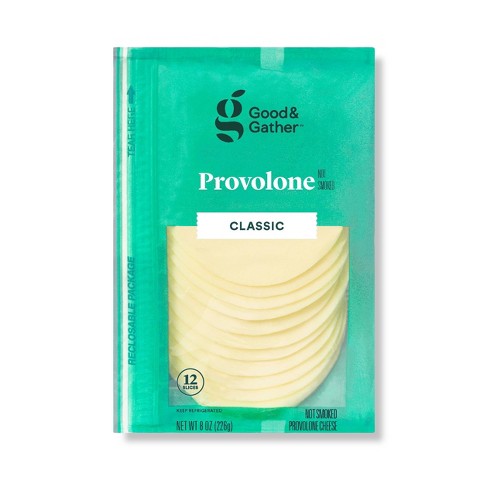 Provolone Deli Sliced Cheese - 8oz/12 Slices - Good & Gather™ : Target