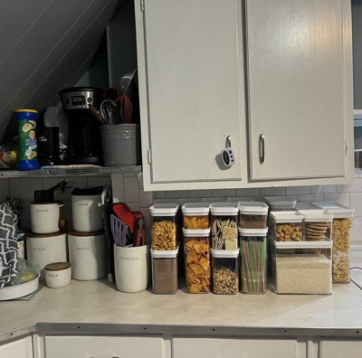 5pc Airtight Canister Set White - Brightroom™ : Target