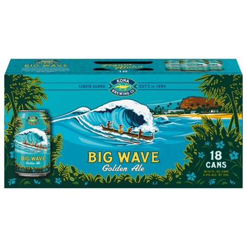 Kona Big Wave Golden Ale Beer - 18pk/12 Fl Oz Cans : Target