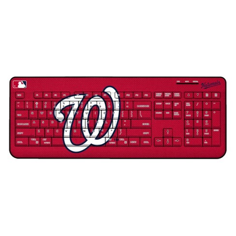 Keyscaper Washington Nationals Solid Wireless Usb Keyboard : Target