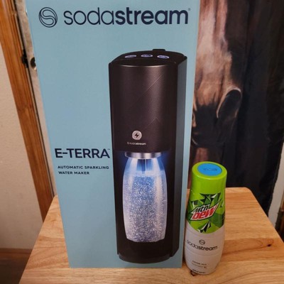 Sodastream E-terra Sparkling Water Maker With Co2 And Carbonating Bottle White : Target