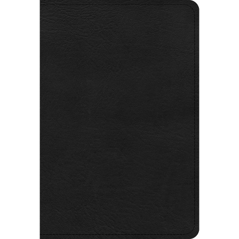 Csb Large Print Compact Reference Bible, Black Leathertouch - By Csb ...