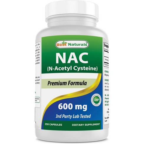 Nac 600 Mg 250 Capsules : Target