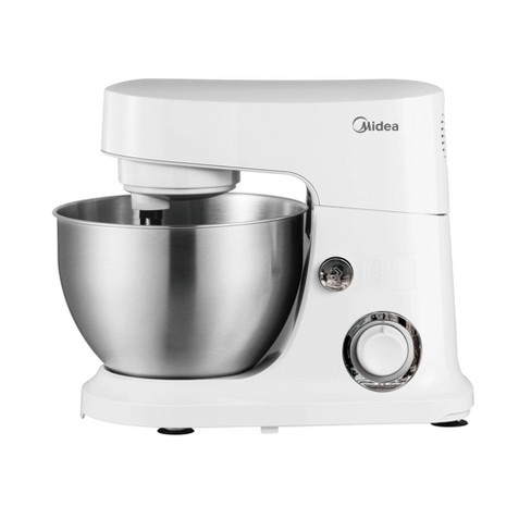 Midea 5qt 6-speed Stand Mixer White: 300w, Tilt Back Head, 5 Quart ...