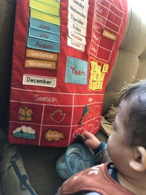 Today Is Childrens Educational Wall Calendar By Almas Design - Red : Target