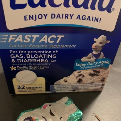 Lactaid Fast Act Lactose Relief Chewables - Vanilla - 32pk : Target