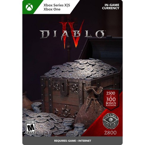 Diablo Iv 2,800 Platinum - Xbox Series X|s/xbox One (digital) : Target