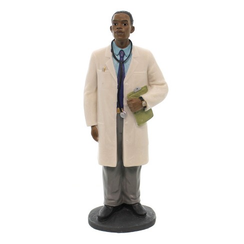 Black Art 8.0 Inch Male Doctor Hospital Medical Figurines : Target
