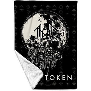 Rocksax -Sleep Token - The Summoning Black/White - Fleece Throw (50 in ...