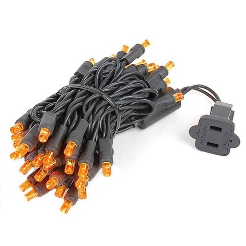 Novelty Lights 50 Light Led Christmas Mini Light Set (black Wire, 11 ...