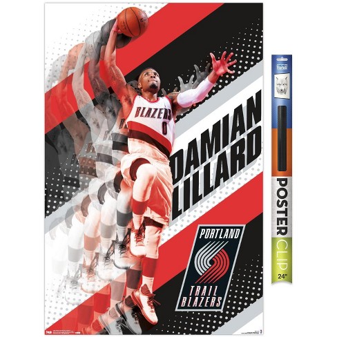 Trends International Nba Portland Trail Blazers - Damian Lillard 17 ...