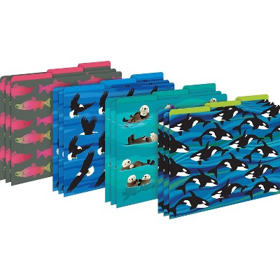 The Gifted Stationery 12-pack Hokusai Japanese Decorative File Folders ...