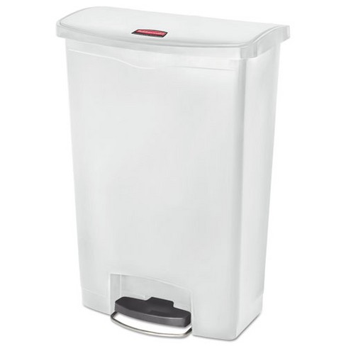 Rubbermaid Commercial Streamline Resin Step-on Container, Front Step ...