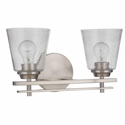 Craftmade Lighting Drake 2 - Light Vanity In Brushed Polished Nickel ...