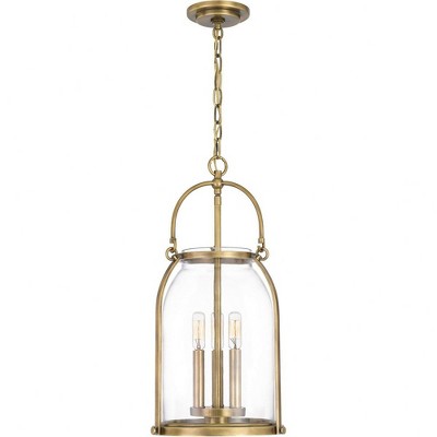 Quoizel Lighting Colonel 3 - Light Pendant In Weathered Brass : Target